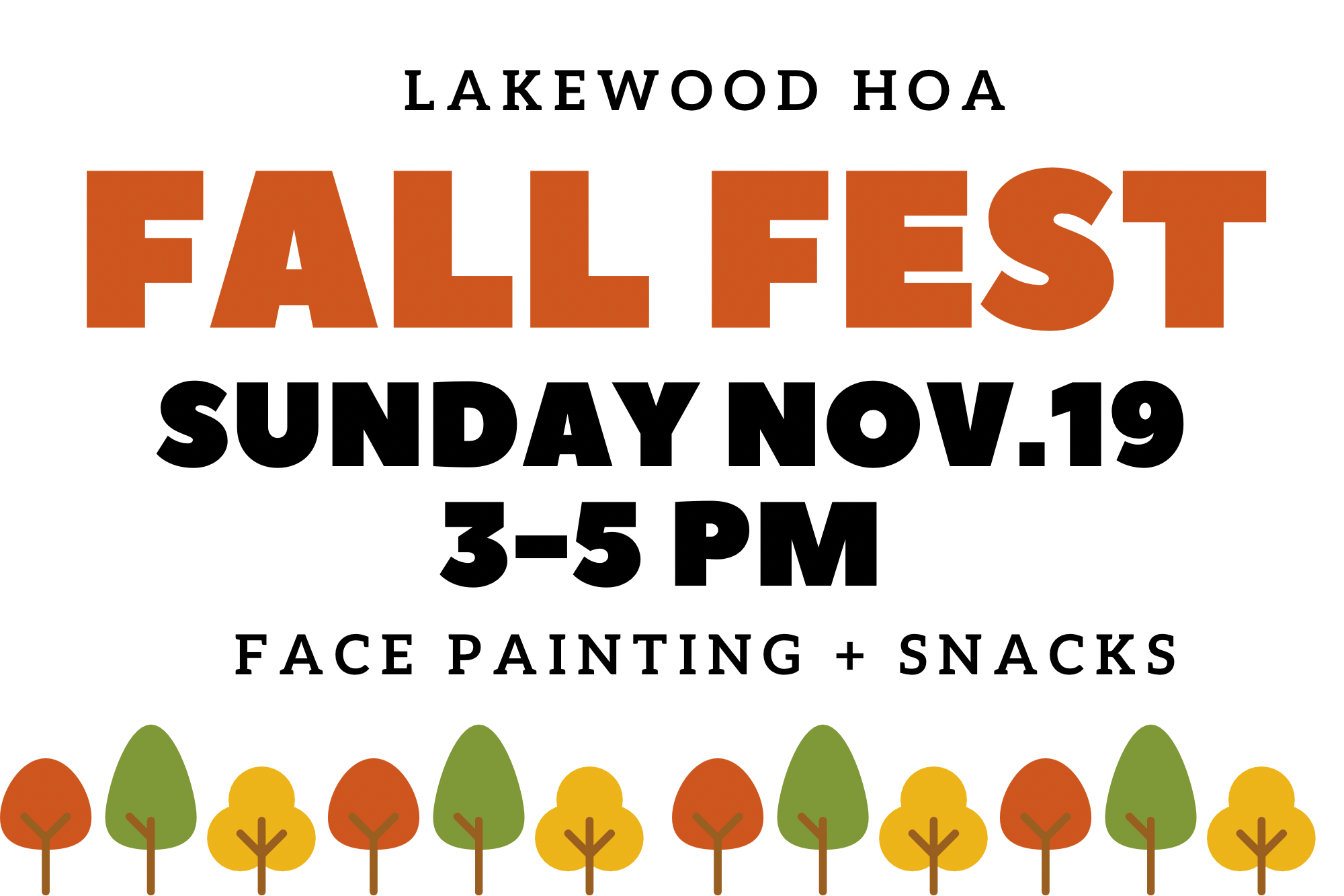 Fall Fest returns Sunday, Nov. 19 | Austin Lakewood HOA